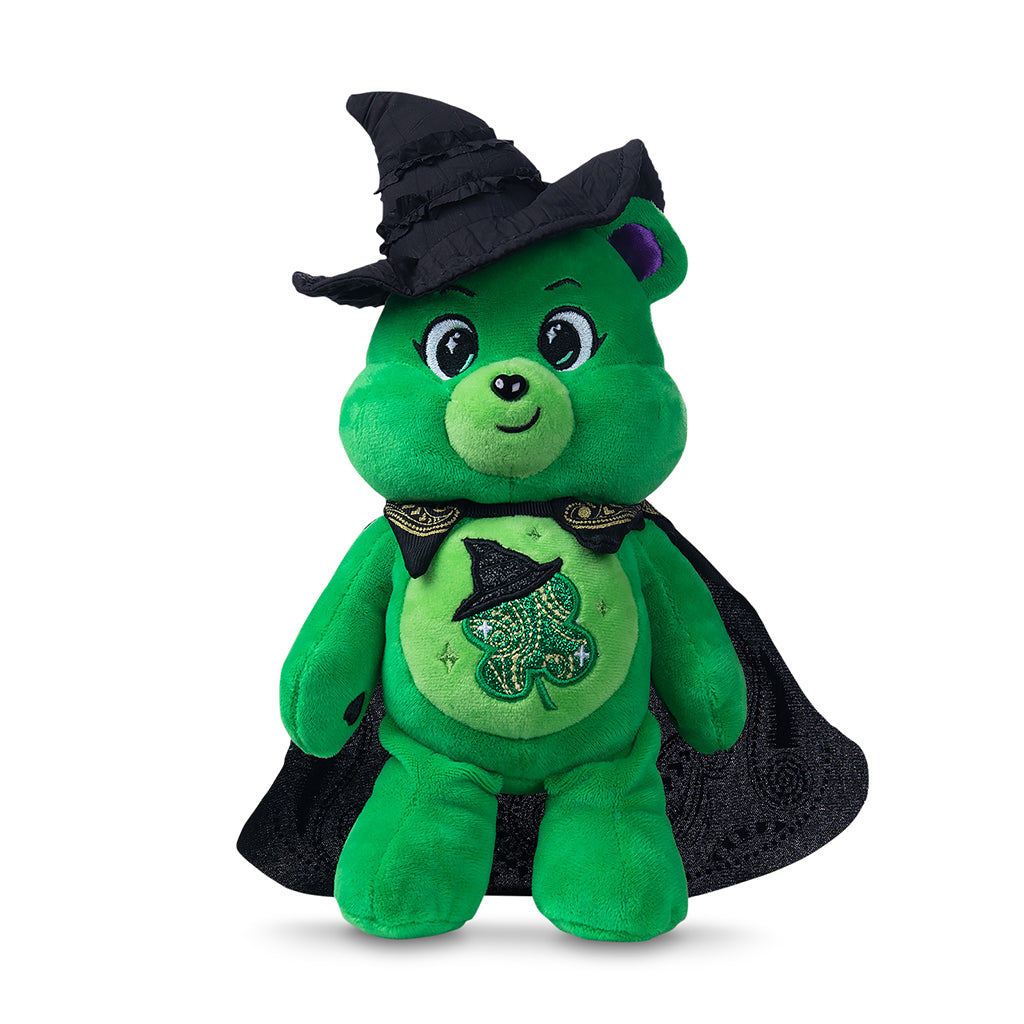 Care Bears x Wicked - Good Luck Bear as Elphaba 22cm Plush | Care Bears ...